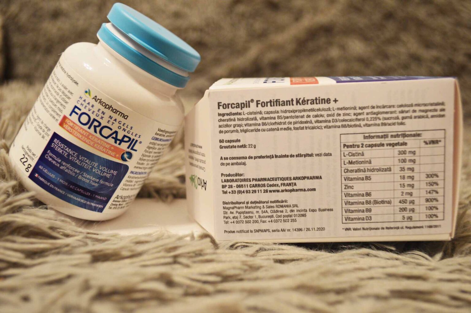 Forcapil Fortifiant Keratine + Review si Pareri personale